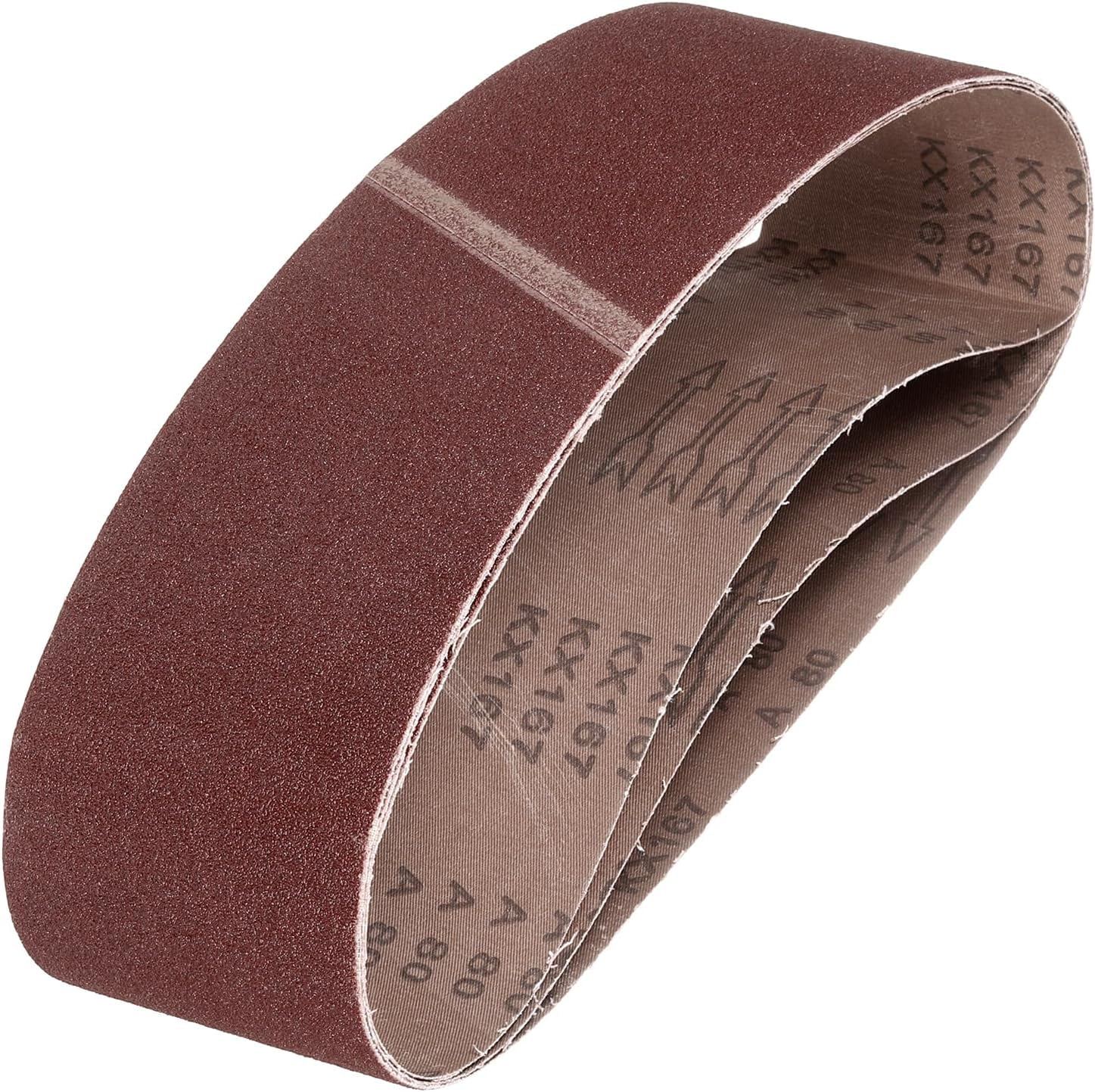 4 x 36 Inch Sanding Belts, 2 Pcs 80 Grits Aluminum Oxide Abrasive Belt ...