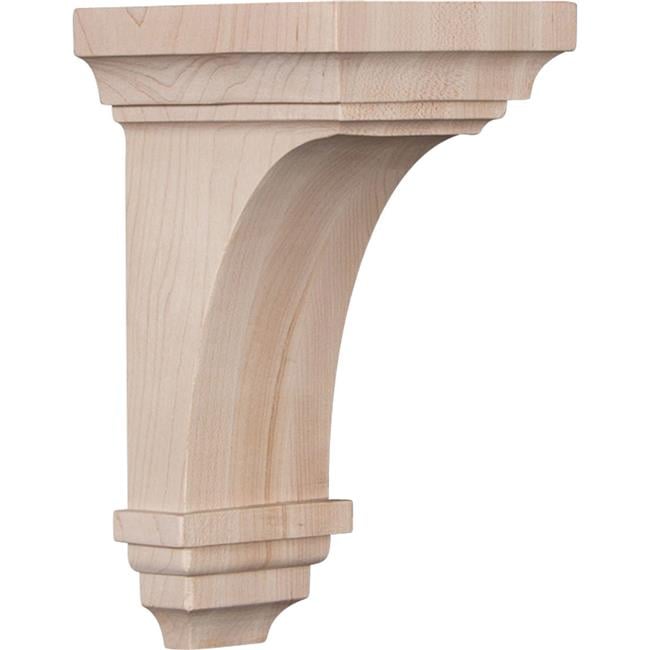 4 x 4.75 x 8 in. Small Jefferson Wood Corbel - Red Oak - Walmart.com
