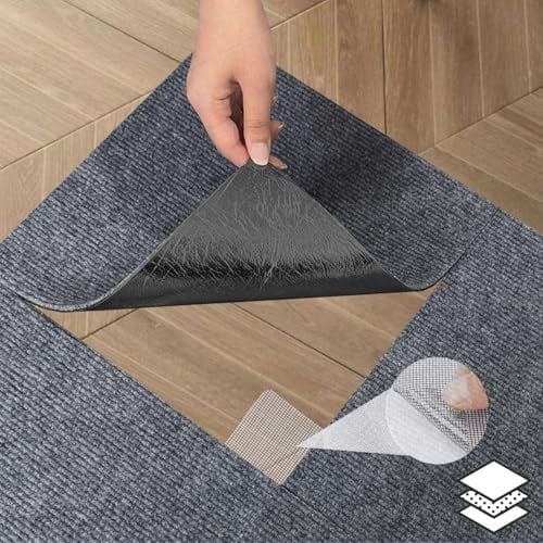 4" x 4" Carpet Tile Adhesive Connectors Carpet Square adhesives That ...