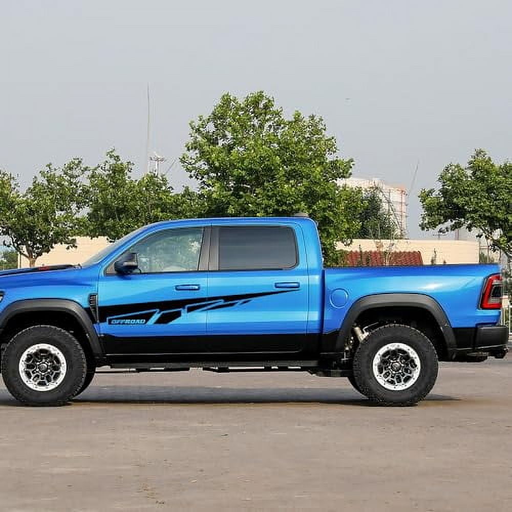 4 x 4 Offroad Decals, Four-Wheel Drive Pickup Stickers Exterior ...