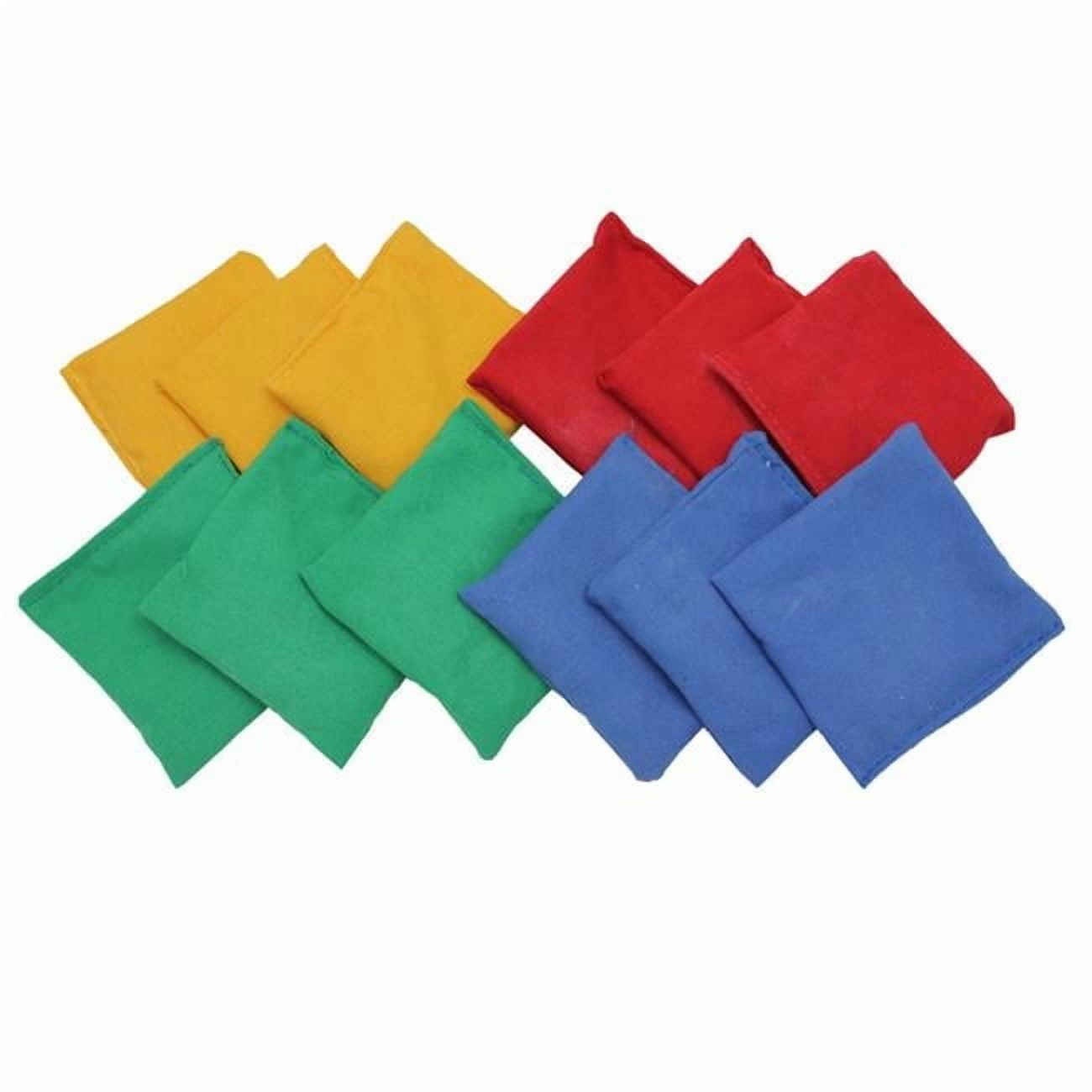 4 x 4 in. Bean Bags Nylon Cover Plastic Bead Filling - 12 Per Pack - 2 ...