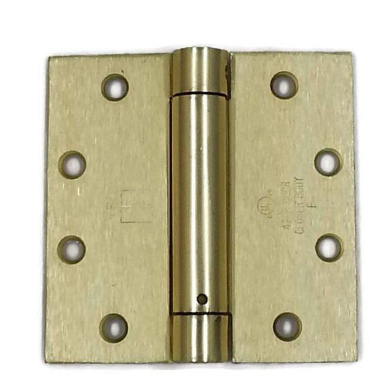 4 x 4 in. Full Mortise Single Acting Square Corner Spring Hinge, No ...