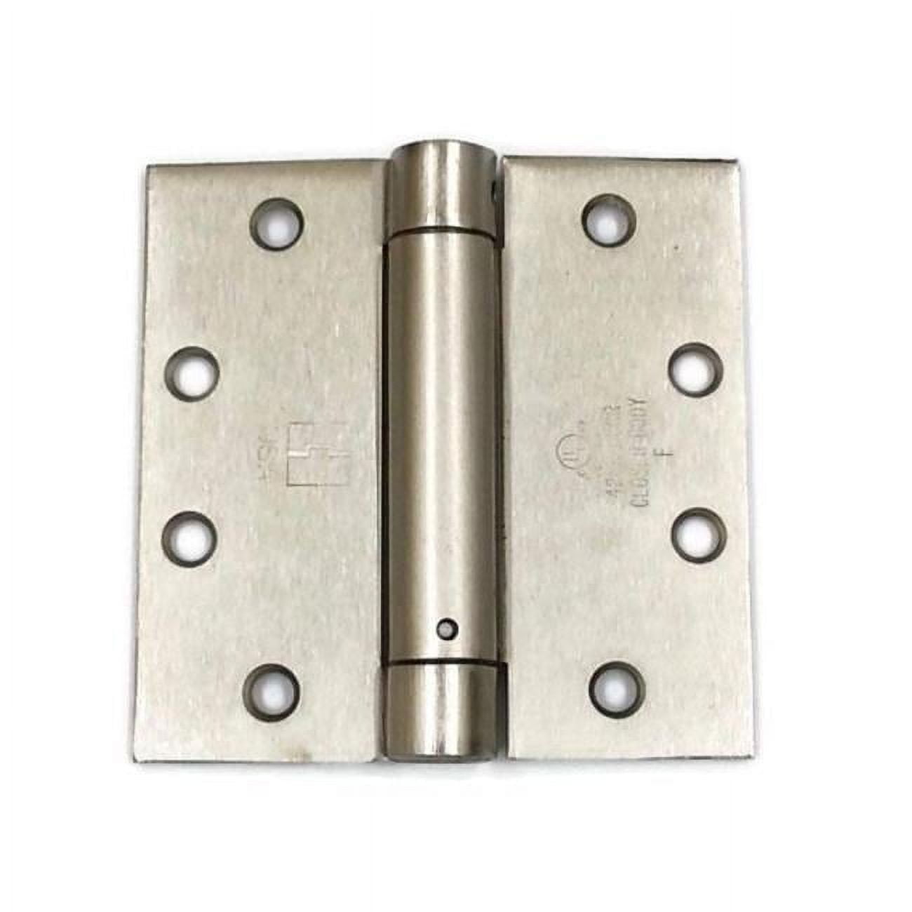 4 x 4 in. Full Mortise Single Acting Square Corner Spring Hinge, No ...