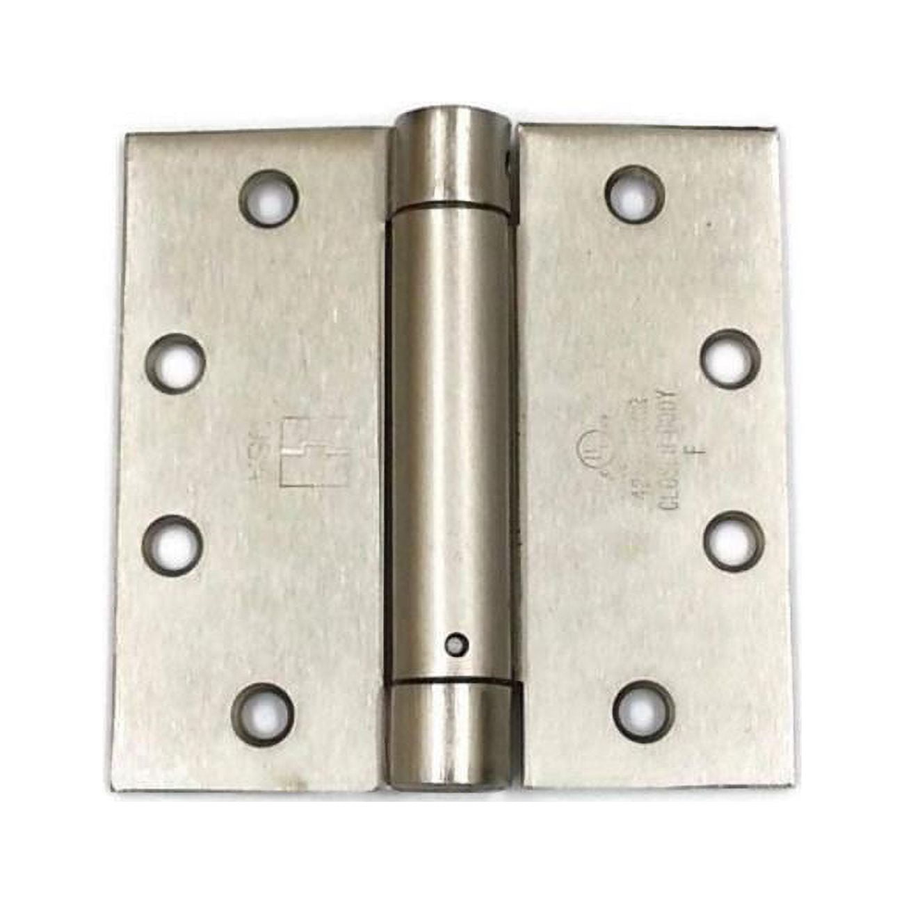 4 x 4 in. Full Mortise Single Acting Square Corner Spring Hinge, No ...