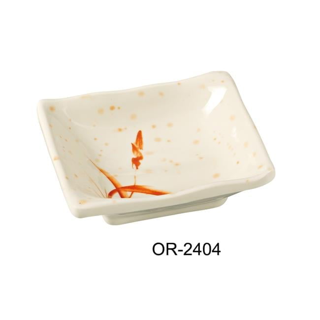 4 x 4 in. Orchis Square Sauce Dish, Gold - Pack of 72 - Walmart.com
