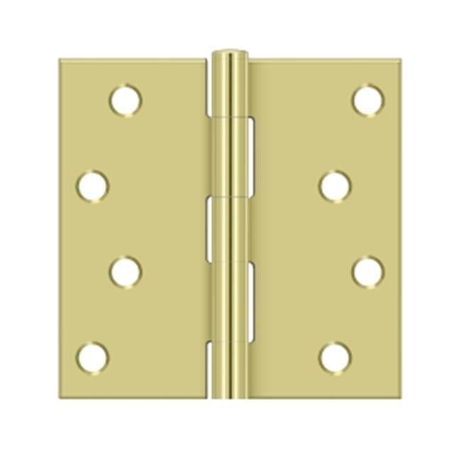 4 x 4 in. Square Hinge, Polished Brass - Walmart.com