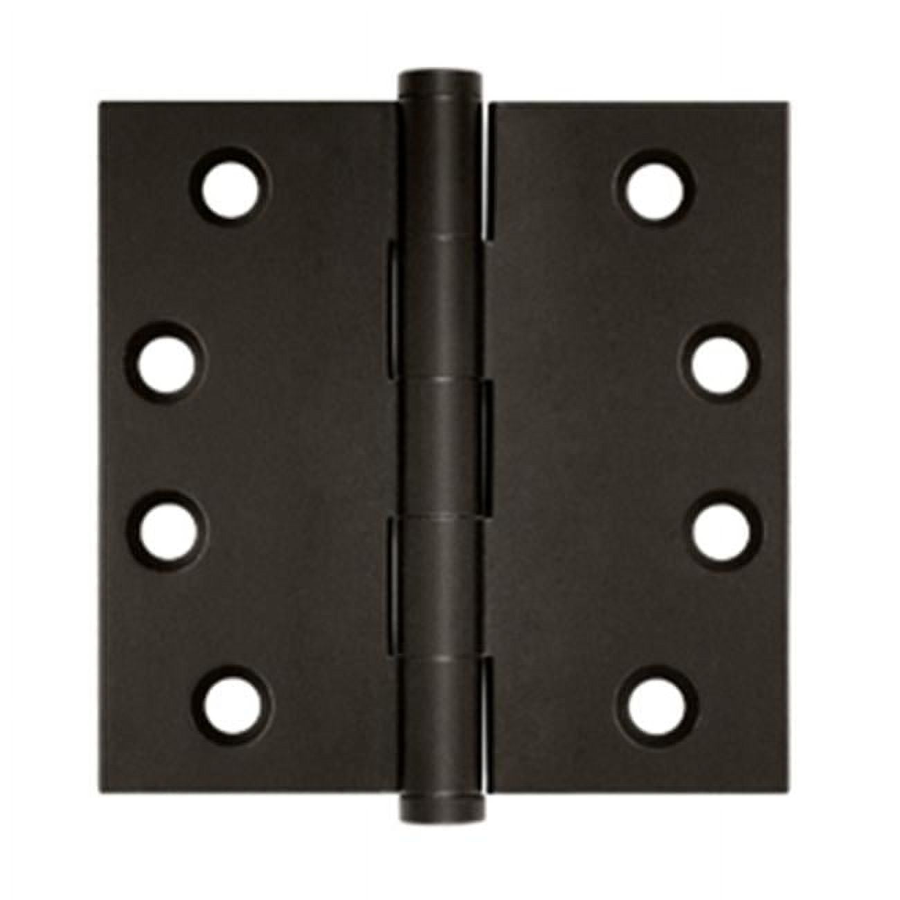 4 x 4 in. Square Hinges, Oil Rubbed Bronze - Solid Brass - Pack of 2 ...