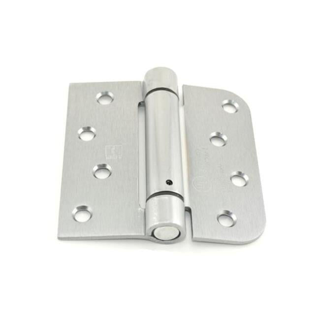 4 x 4 in. Square by 0.625 in. Radius Corner Steel Full Mortise ...