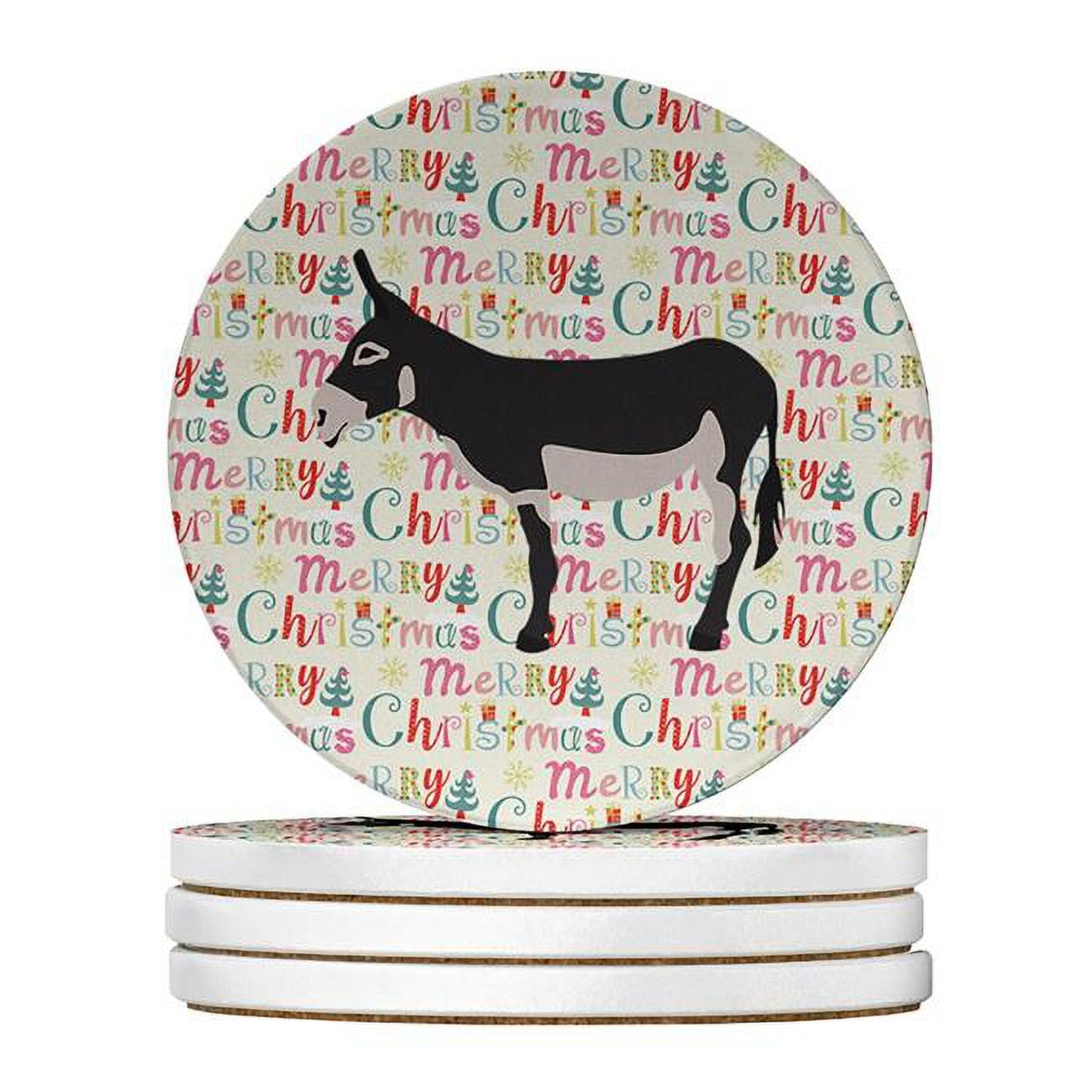 4 x 4 in. Unisex American Mammoth Jack Donkey Christmas Large Sandstone ...