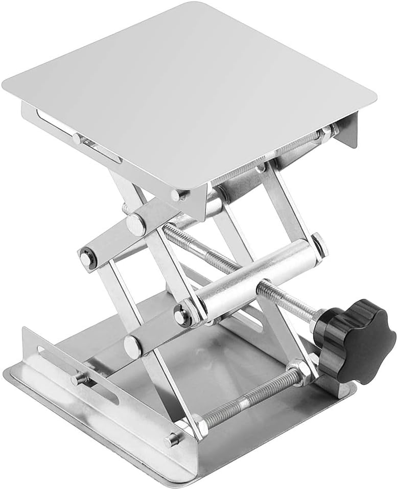 4 x 4 inch Lab Scissors Jack, 100 x 100 mm Stainless Steel Laboratory ...