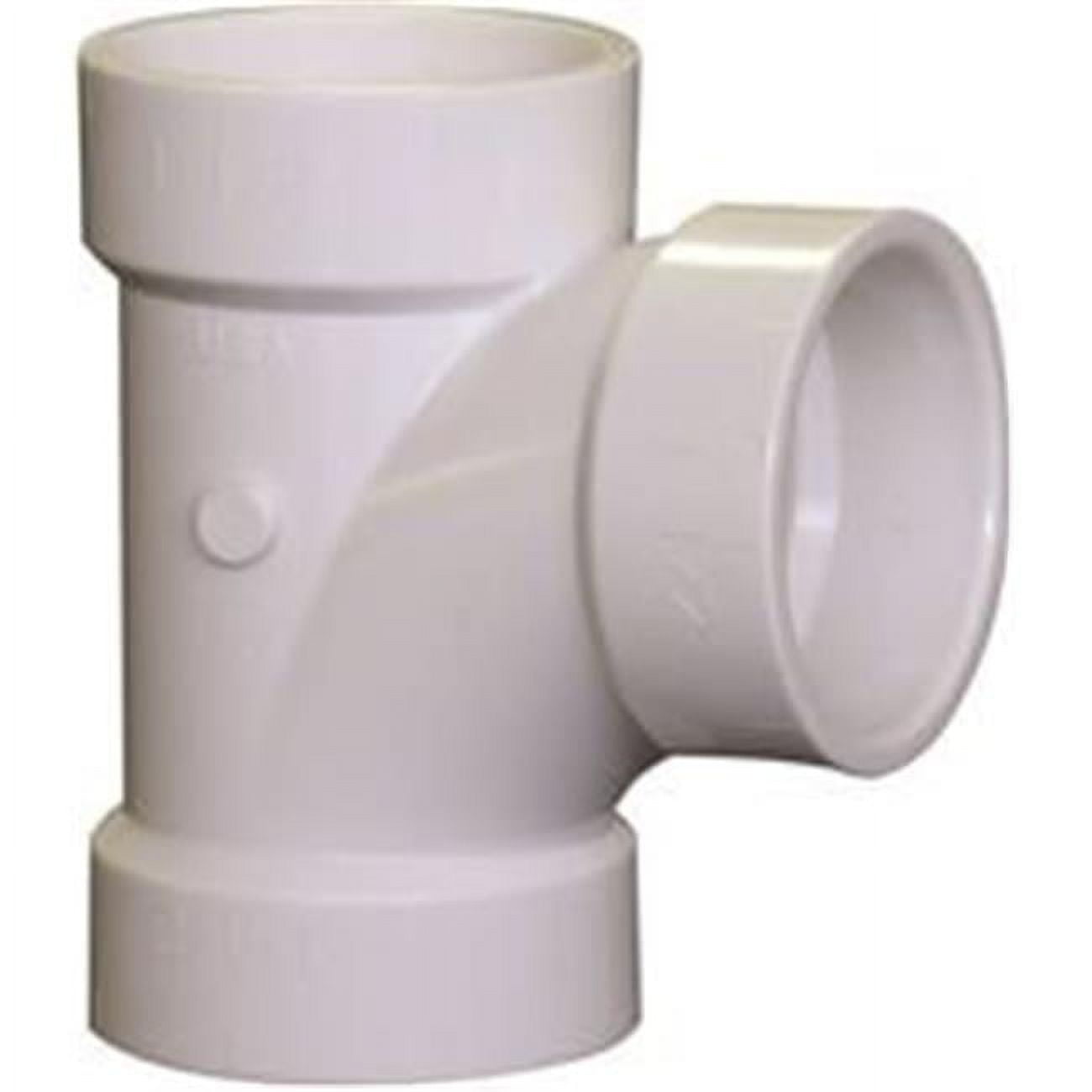 4 x 4 x 3 in. DWV PVC Sanitary Tee - Walmart.com