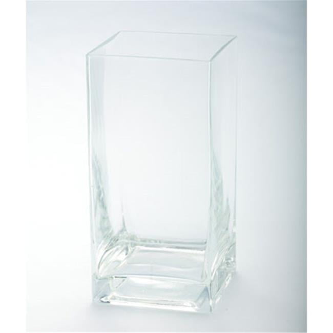 4 x 4 x 8 in. Square Glass Container, Clear - Walmart.com