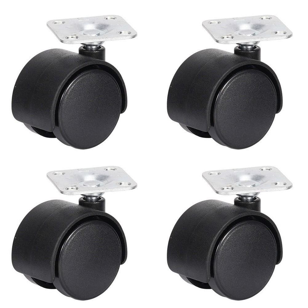 4 x 40mm 1.5'' Swivel Wheel PP On Plate Castor Chair Table Furniture ...