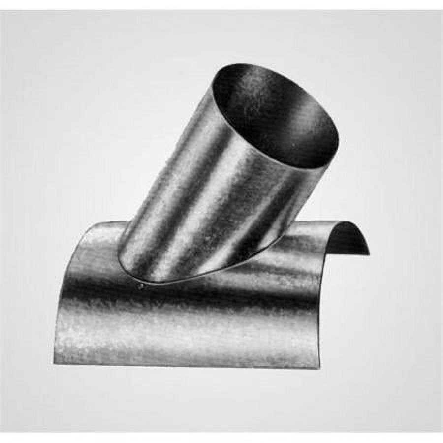 4" x 45 Degree Vent Saddle- Galvanized Pipe - Walmart.com