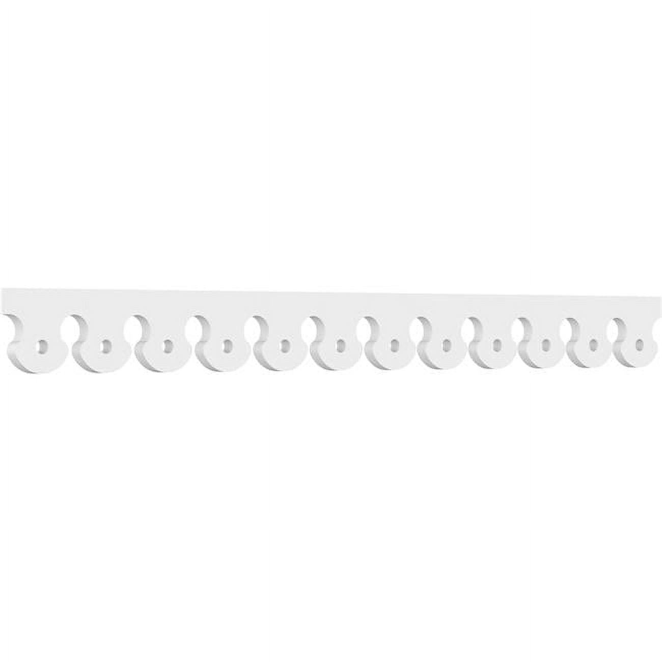 4 x 48 in. Pitch 0.62 in. Gulliver Architectural Grade PVC Running Trim ...