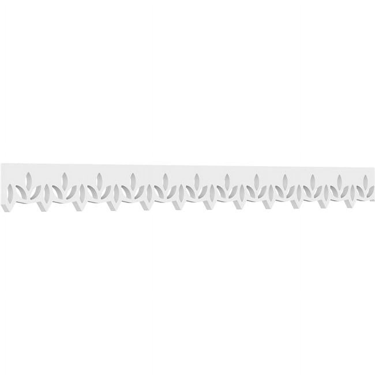 4 x 48 in. Pitch 0.62 in. Laurel Architectural Grade PVC Running Trim ...