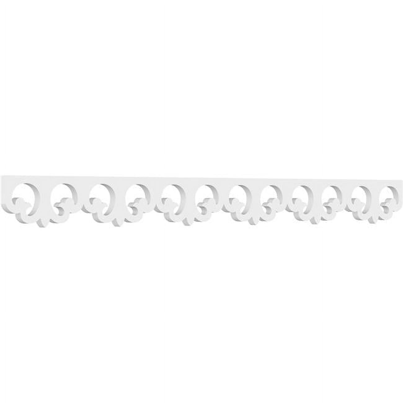 4 x 48 in. Pitch 0.62 in. Leora Architectural Grade PVC Running Trim ...