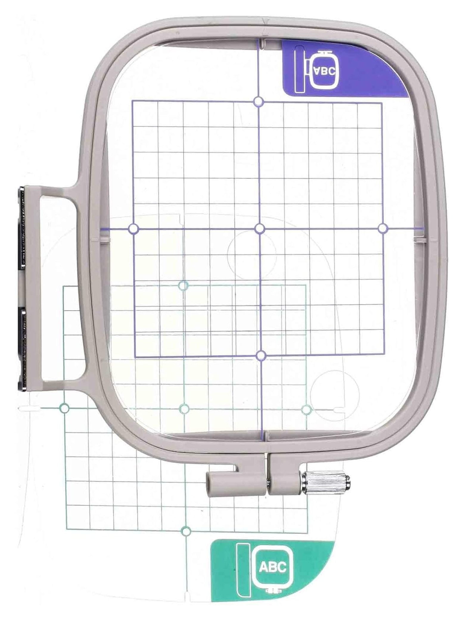 4 x 4inch Embroidery Hoop w/ Placement Grids works with PE-700 PE700II ...
