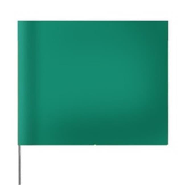 4 x 5 x 21 in. Green Wire Stake Flag - Green - Walmart.com