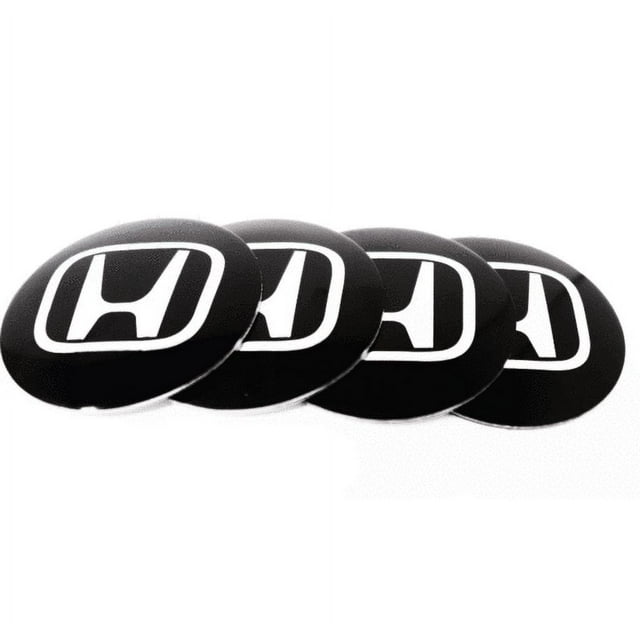 Honda Car Logo Accessories: 4x 56mm Wheel Center Caps Stickers, Self ...