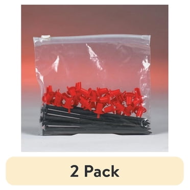 C-Line Write-On Recloseable Small Parts Bags, Poly, 2 Mil, 5 x 8, Clear ...