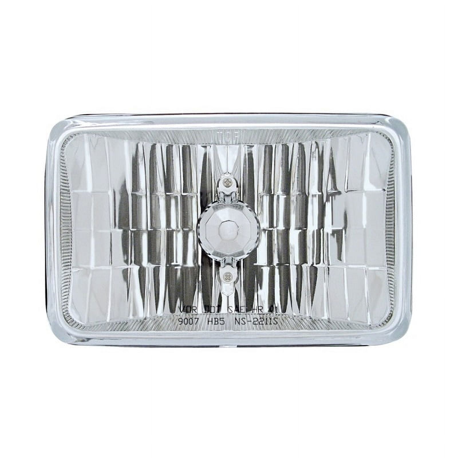 4" x 6" Crystal Headlight - High Beam Only Rugged Anti-Vibration ...