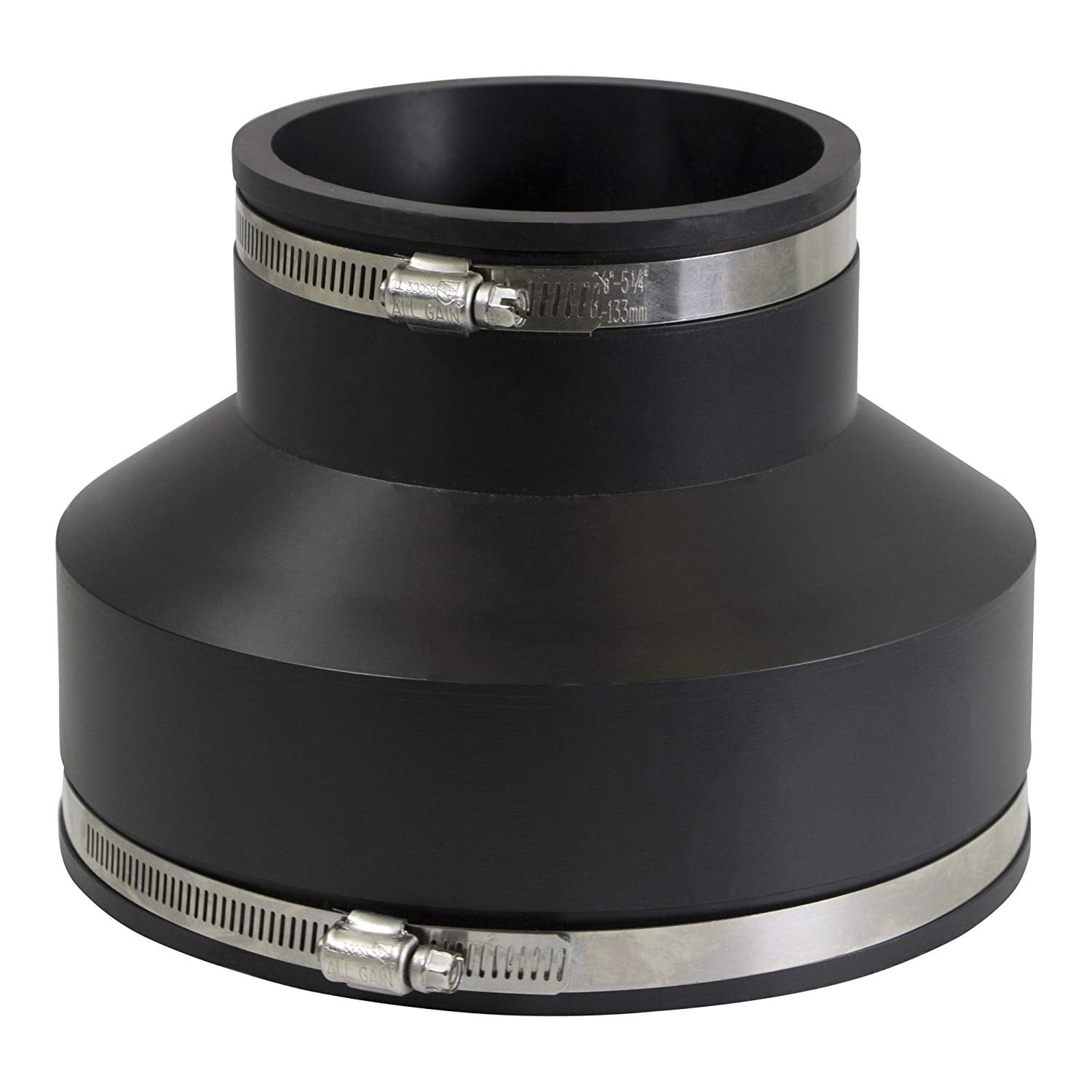 4 x 6 Flexible Coupling 4 Cast Iron/Pvc x Clay 6 with Stainless Steel ...