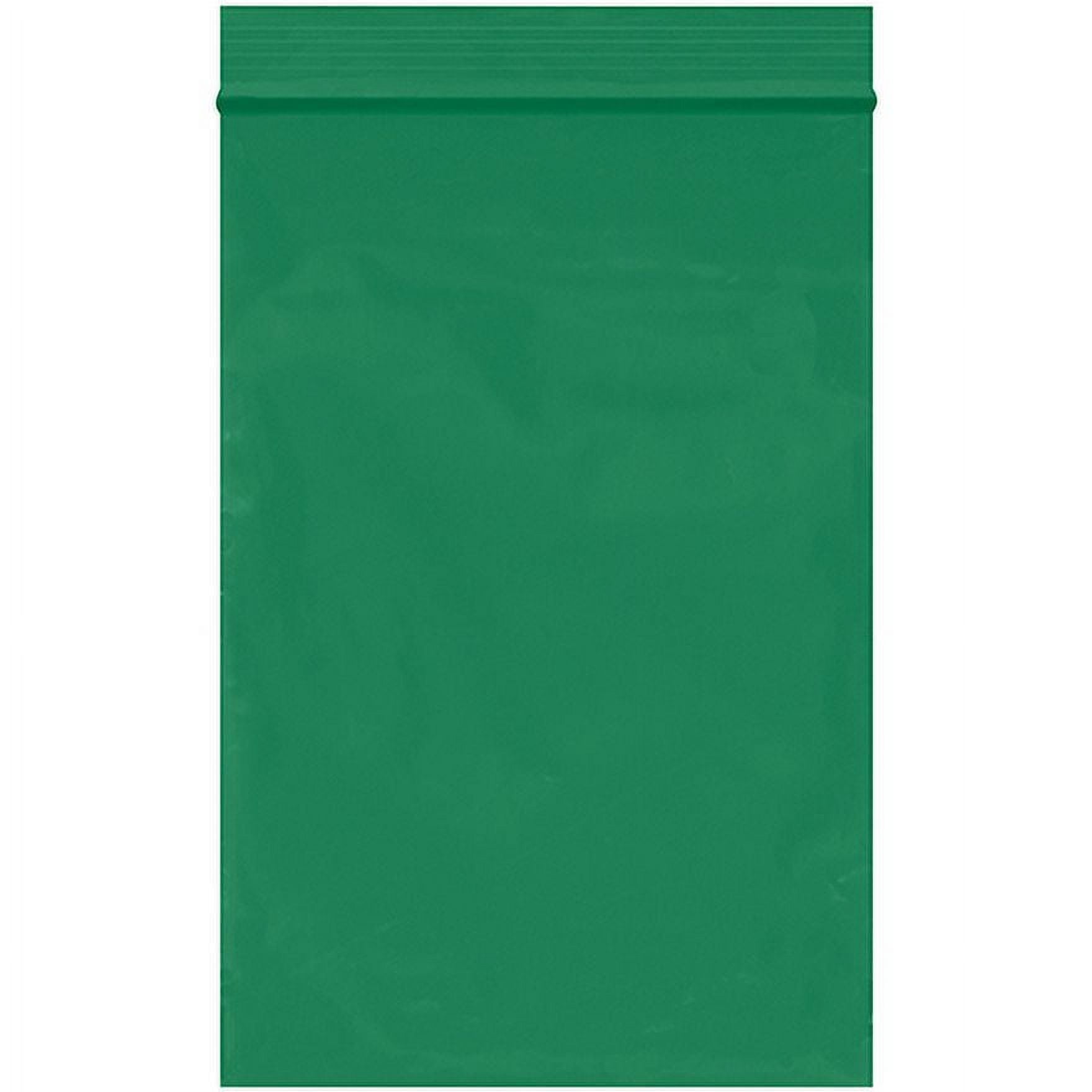 SSBM 4x6", 1000/Case, 2 Mil Green Reclosable Poly Bags for Packaging ...