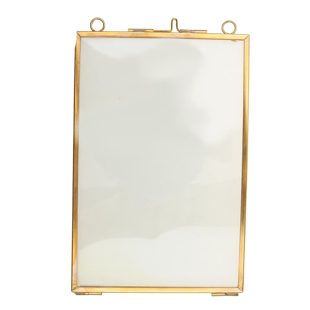 4 x 6 Inches Glass Photo Frame, Double Sided Frames for DIY Feathers or ...