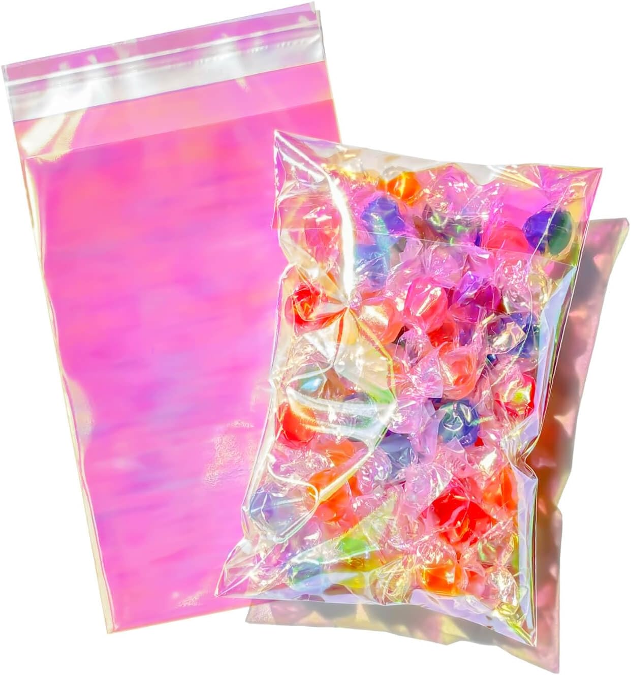 4"x 6", Iridescent Self Sealing Cellophane Bags for Gift Wrapping ...