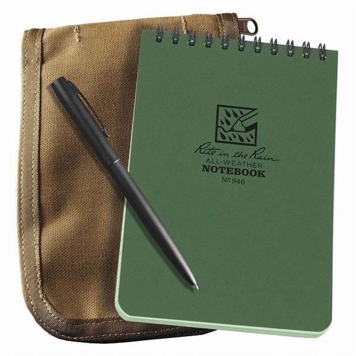 4 x 6 Kit Green Book/Tan Cover - Walmart Business Supplies