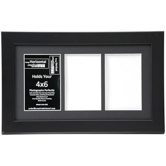 4” x 6” Multiple Opening Picture Frame Collage with 3 holes, Manhattan ...