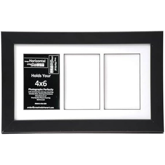 4” x 6” Multiple Opening Picture Frame Collage with 3 holes, Manhattan ...