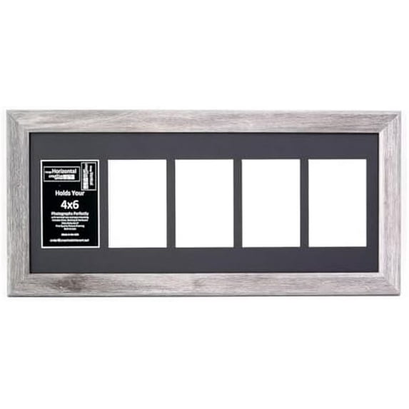 4” x 6” Multiple Opening Picture Frame Collage with 5 holes, Hamptons ...