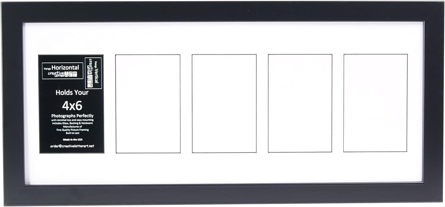 4” x 6” Multiple Opening Picture Frame Collage with 5 holes, Manhattan ...