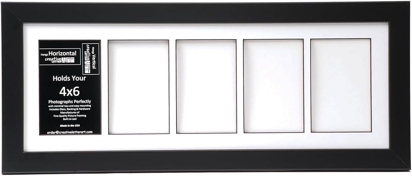 4” x 6” Multiple Opening Picture Frame Collage with 5 holes, Manhattan ...