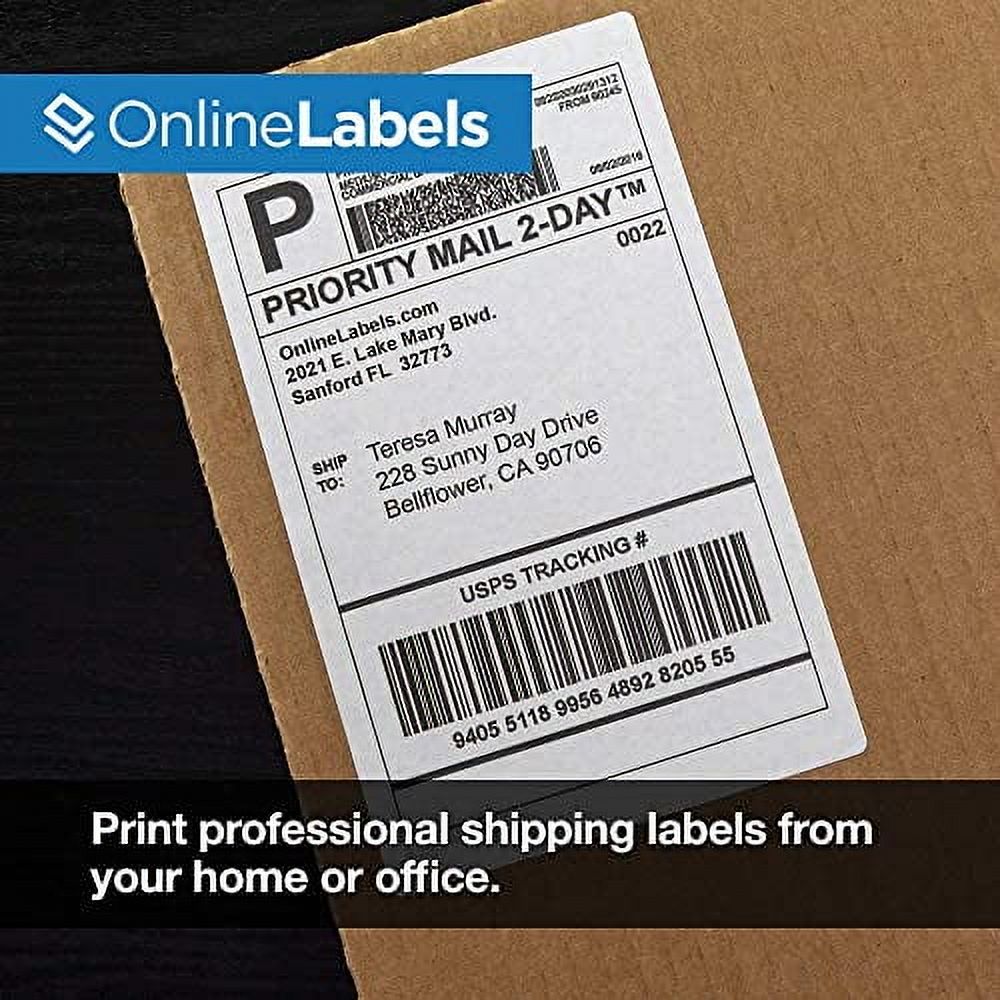 4 x 6 Shipping Labels for Direct Thermal Printers - 250 Labels Per Roll ...
