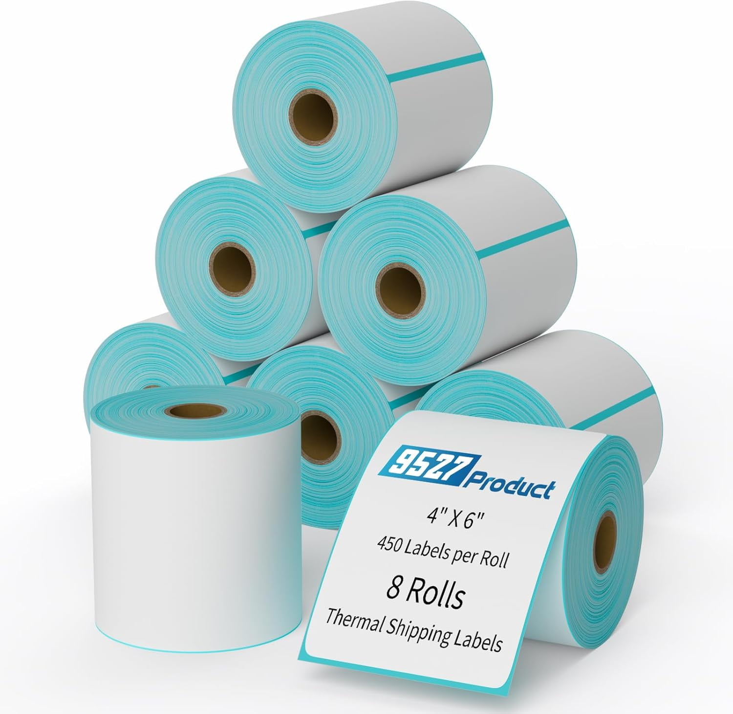 4" x 6" Thermal Labels for Zebra Rollo Direct Thermal Printers, 1 Roll ...