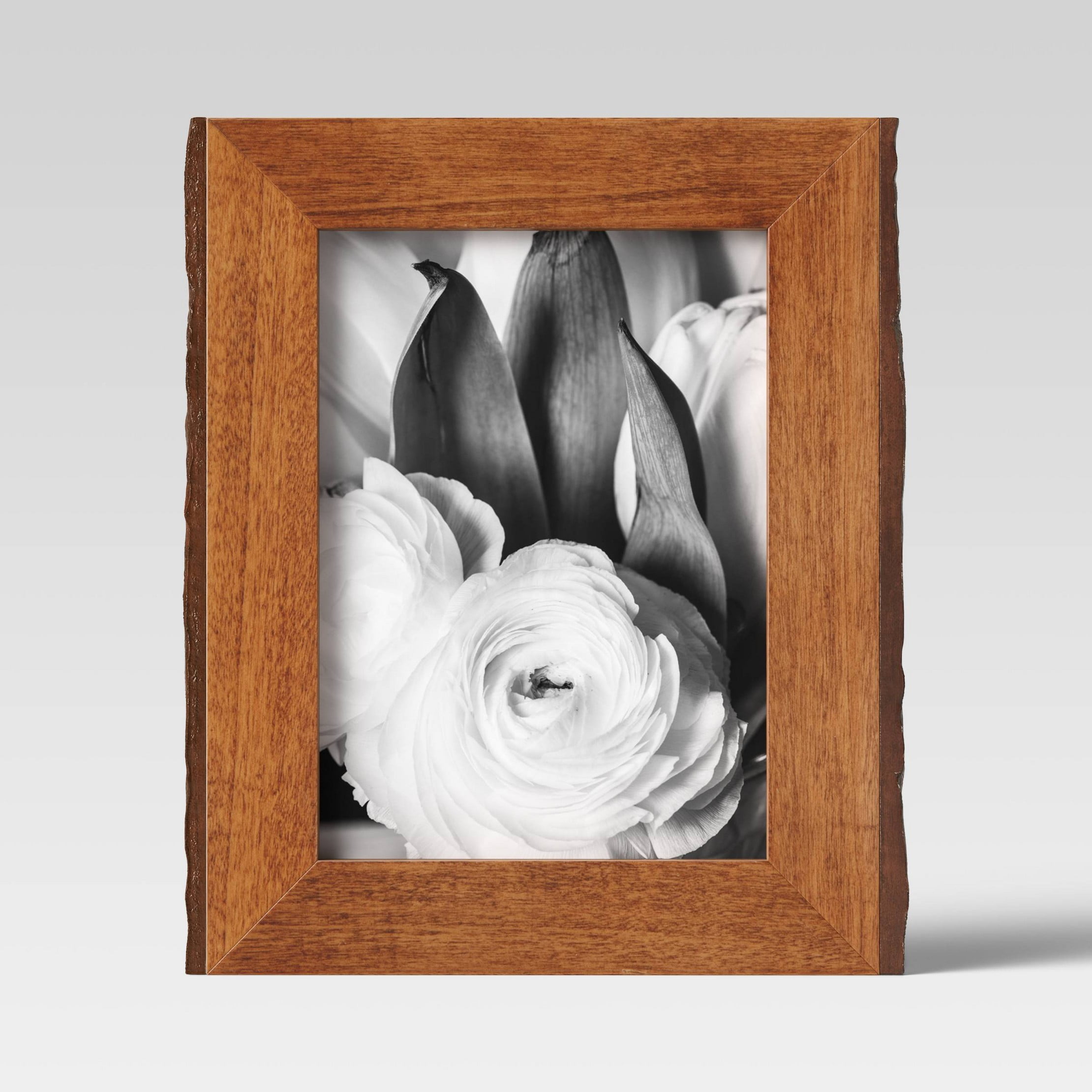 4" x 6" Vertical Sides Natural Frame Antique Wood: Rustic Tabletop ...