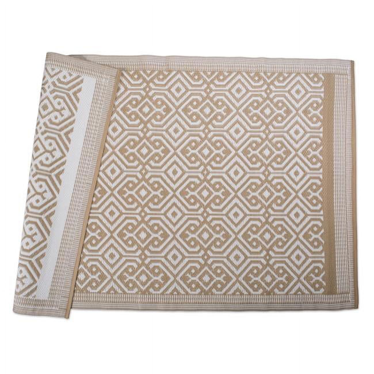 4 x 6 ft. Taupe Moroccan Outdoor Rug - Walmart.com