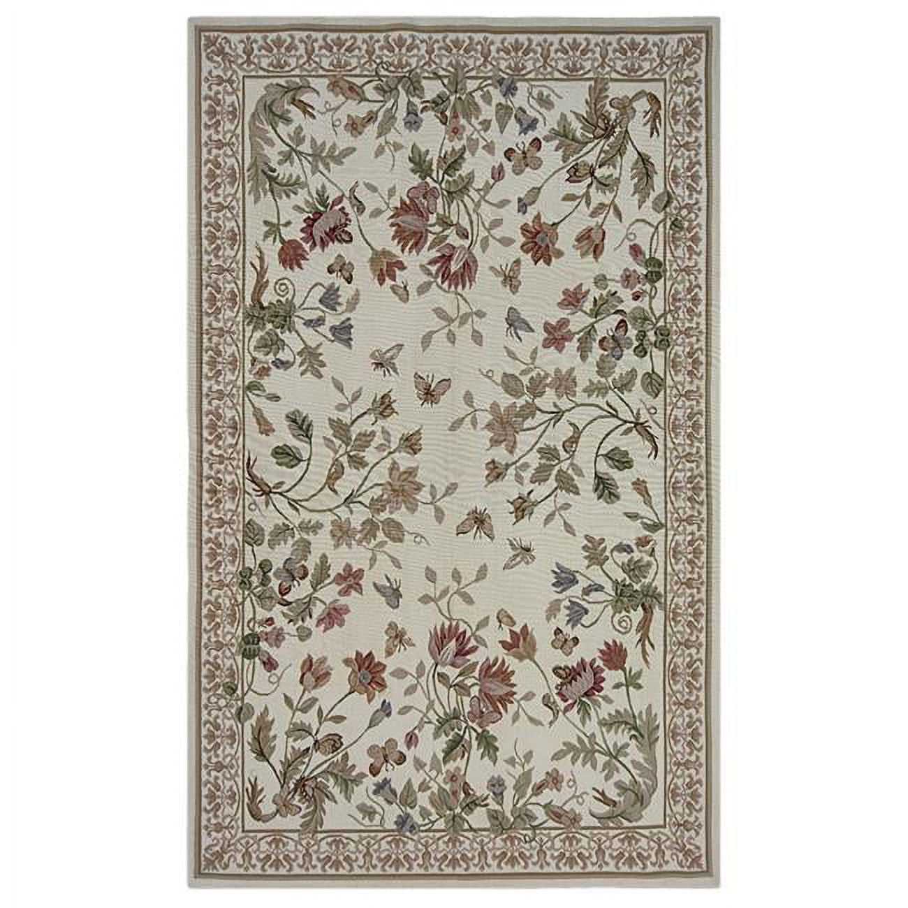 4 x 6 ft. Valence Flat Woven Area Rug - Ivory - Walmart.com