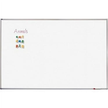 Porcelain Dry Erase Whiteboard, 48 x 36 in. - Aluminum - Walmart.com