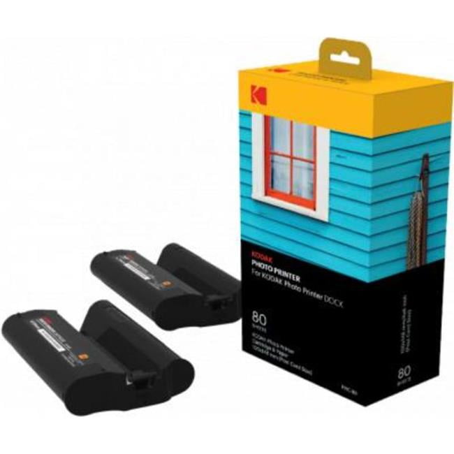 4 x 6 in. Kodak Dock Plus All-in-One Paper & Color Ribbon Cartridge ...
