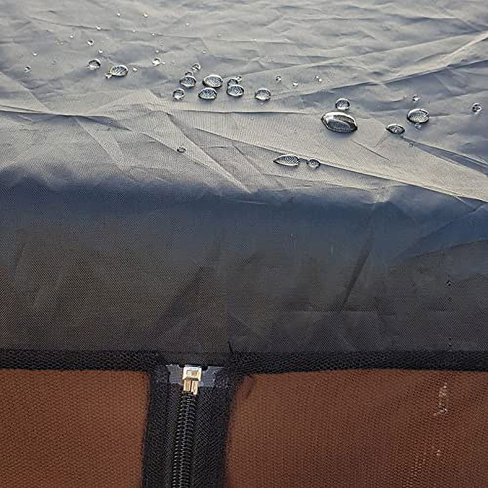 4 x 6 x 6.5 ft Outdoor Swing Chair Mosquito Net, Polyester Mesh Screen ...