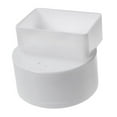 4 x 6 x 6 in. Downspout Adapter PVC SDR35 - Walmart.com