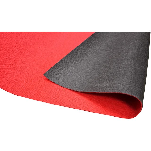 4' x 75' Bright Red Aisle Runners with Durable Non-Skid Marine Backing ...
