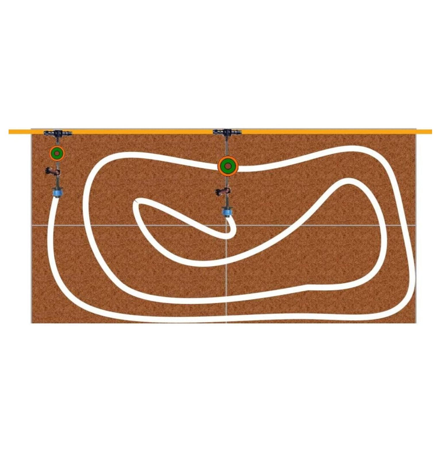 4' x 8' Living Soil Raised Bed with Trellis Fittings and Blumat ...