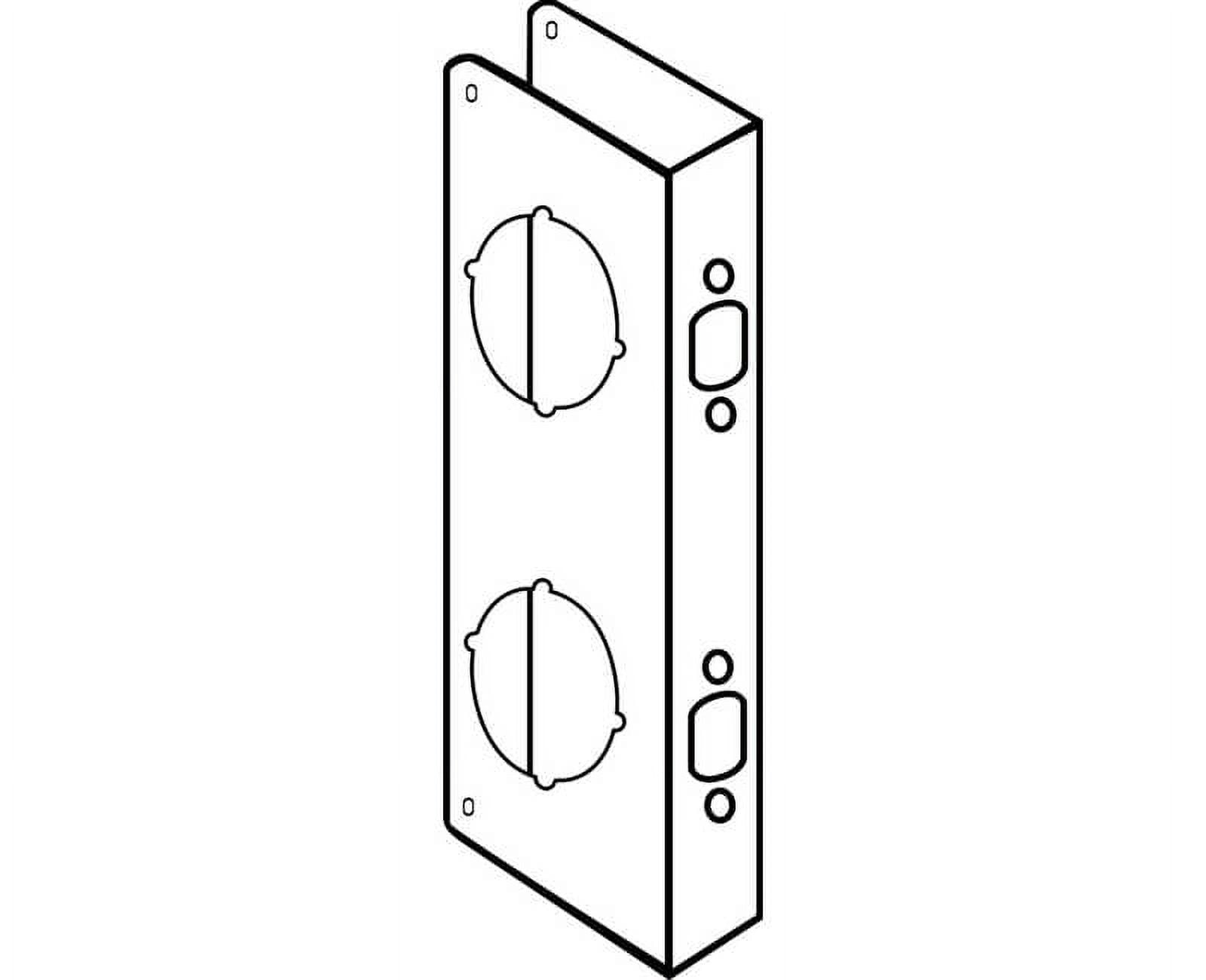 4 x 9 Wrap Around Plate For 1-3/8 Door - US3 - Walmart.com