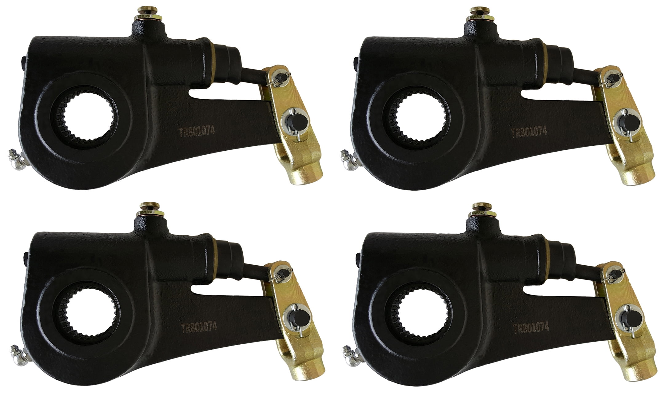 4 x Automatic Slack Adjuster 1.5"x28 Spline 6" Lever Replaces Meritor ...