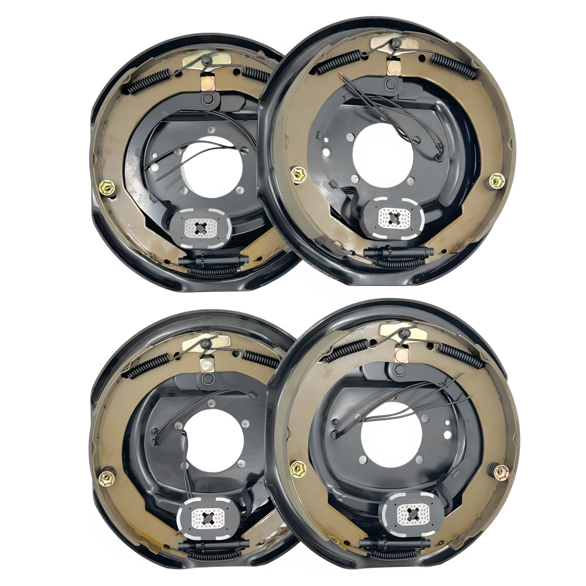 4 x Electric Trailer Brake Assembly Kit - 7000 lb - 12"x2" (2 Pair ...